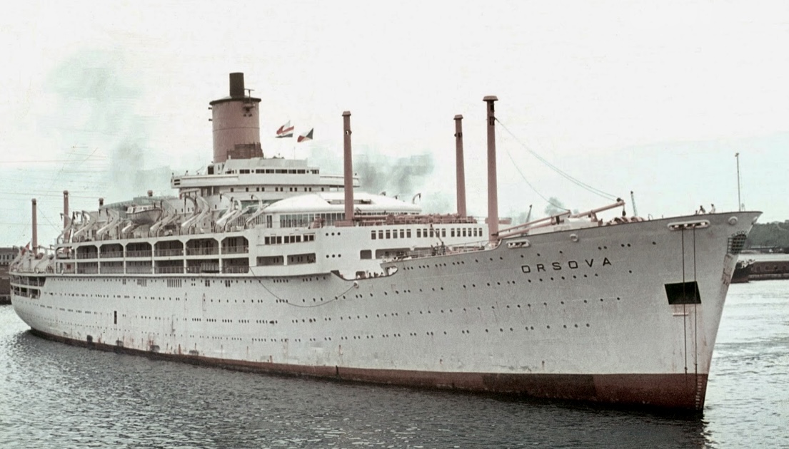 LE PAQUEBOT SS ORSOVA DE LA COMPAGNIE P&O À VENISE. - Croisières et ...