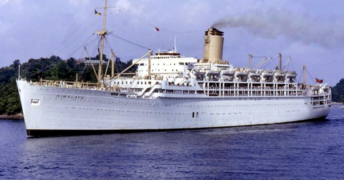 À BORD DES PAQUEBOTS SS HIMALAYA ET SS IBERIA DE LA P&O Lines ...